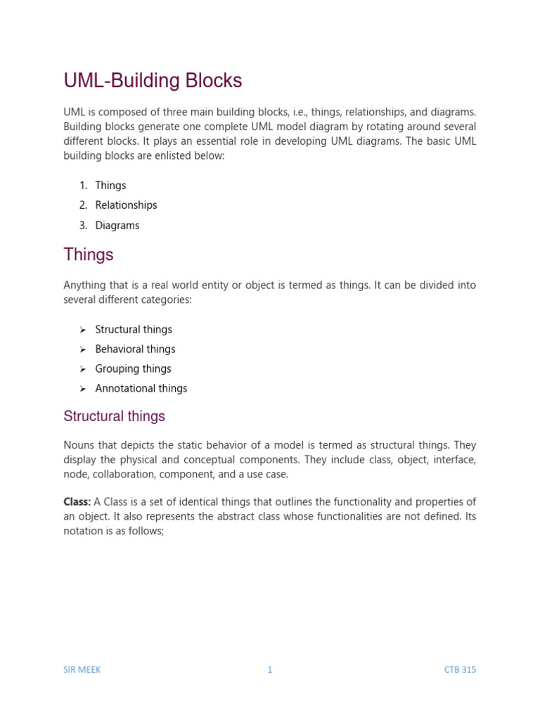 UML Building Blocks | Download Free PDF | Unified Modeling Language ... UML Building Blocks | Download Free PDF | Unified Modeling Language ...