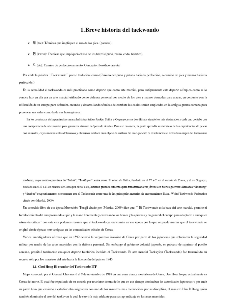 Taekwondo Wtf | PDF | Taekwondo | Yin y yang