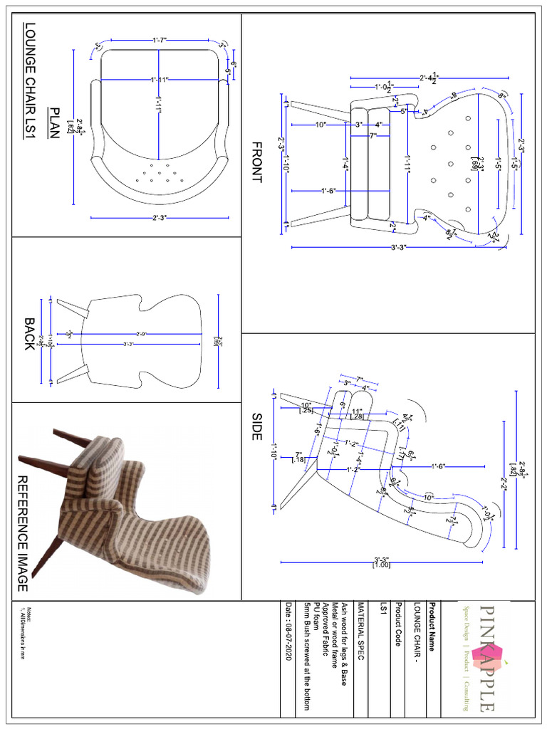 001 - Loung Chair Layout - LS1 - REV 2 | PDF