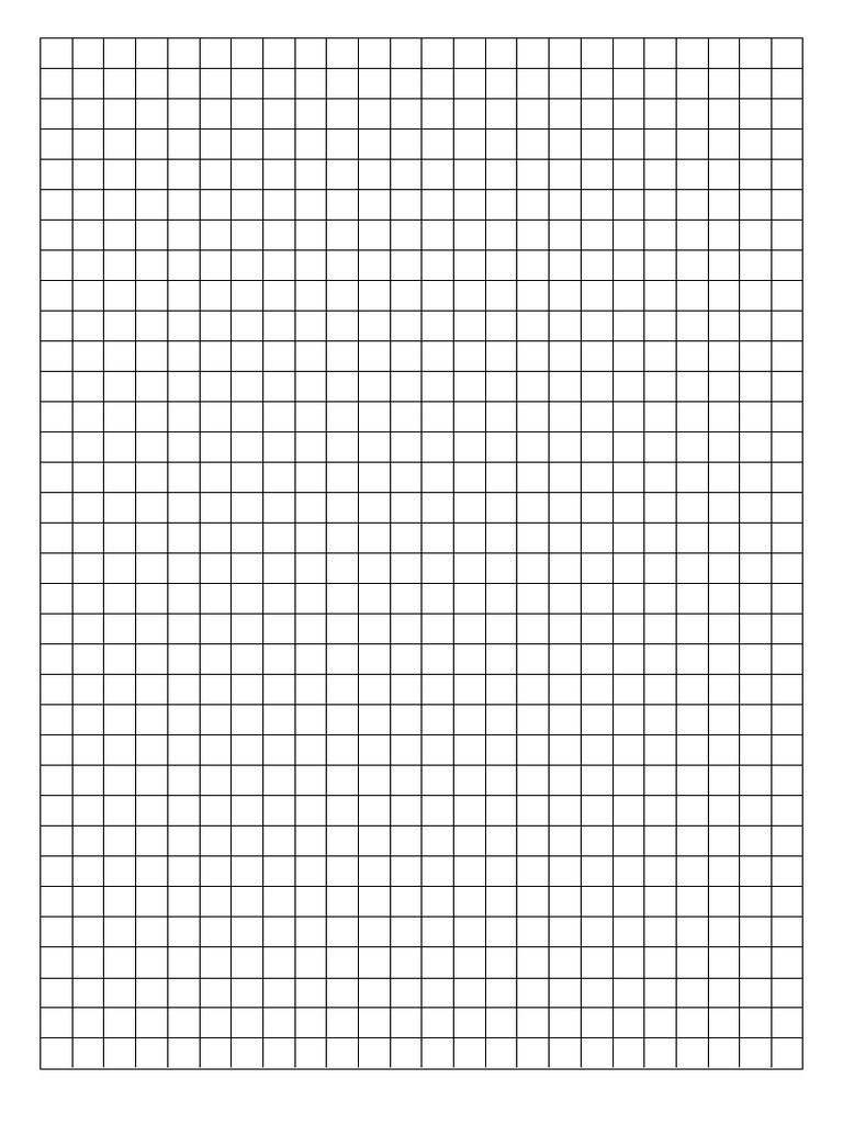 Hoja Cuadriculada 8mm Negro | PDF