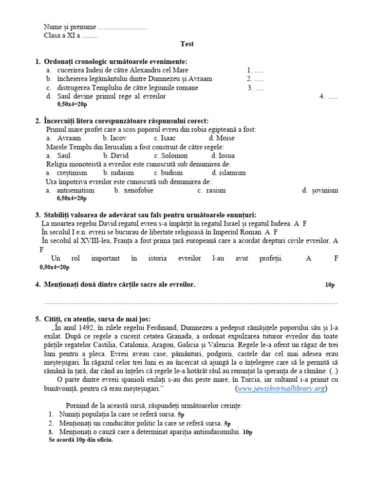 Test Holocaust | PDF