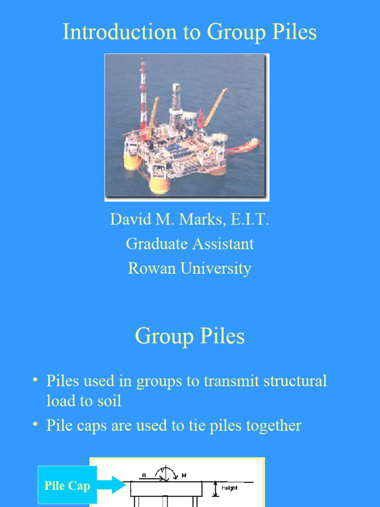 Group Pile Design Basics | PDF | Deep Foundation | Soil Science