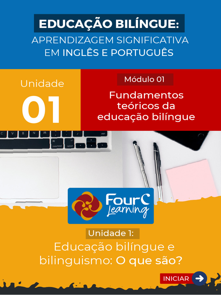Ebook Educacao Bilingue Aprendizagem Significativa em Ingles e Portugues Unidade 1 Fourc ...