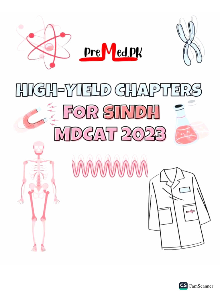 High Yield Chapters For Mdcat | PDF