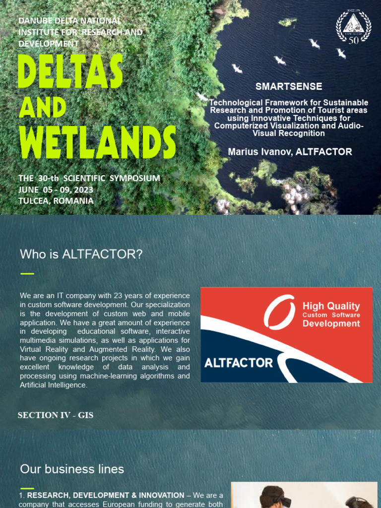 SmartSense: Innovative GIS for Danube Delta | PDF | Computers