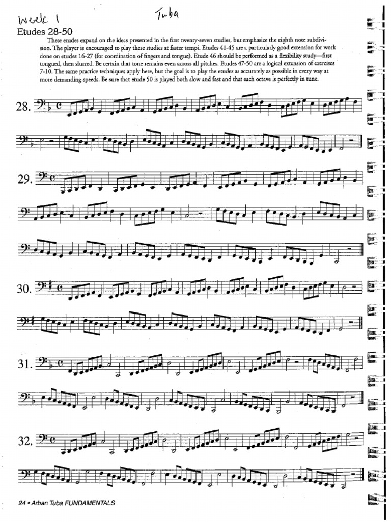 Tuba Summer Packet 2016 | PDF