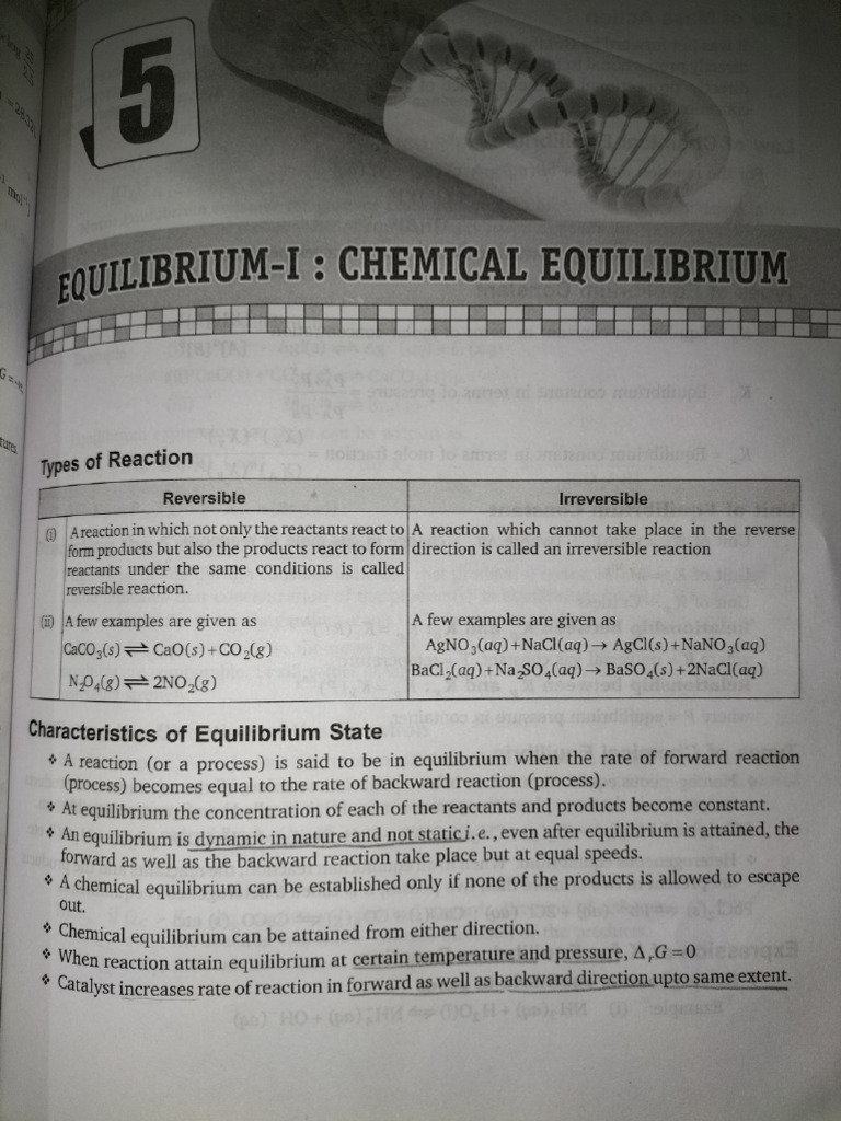Chemical Equilibrium | PDF