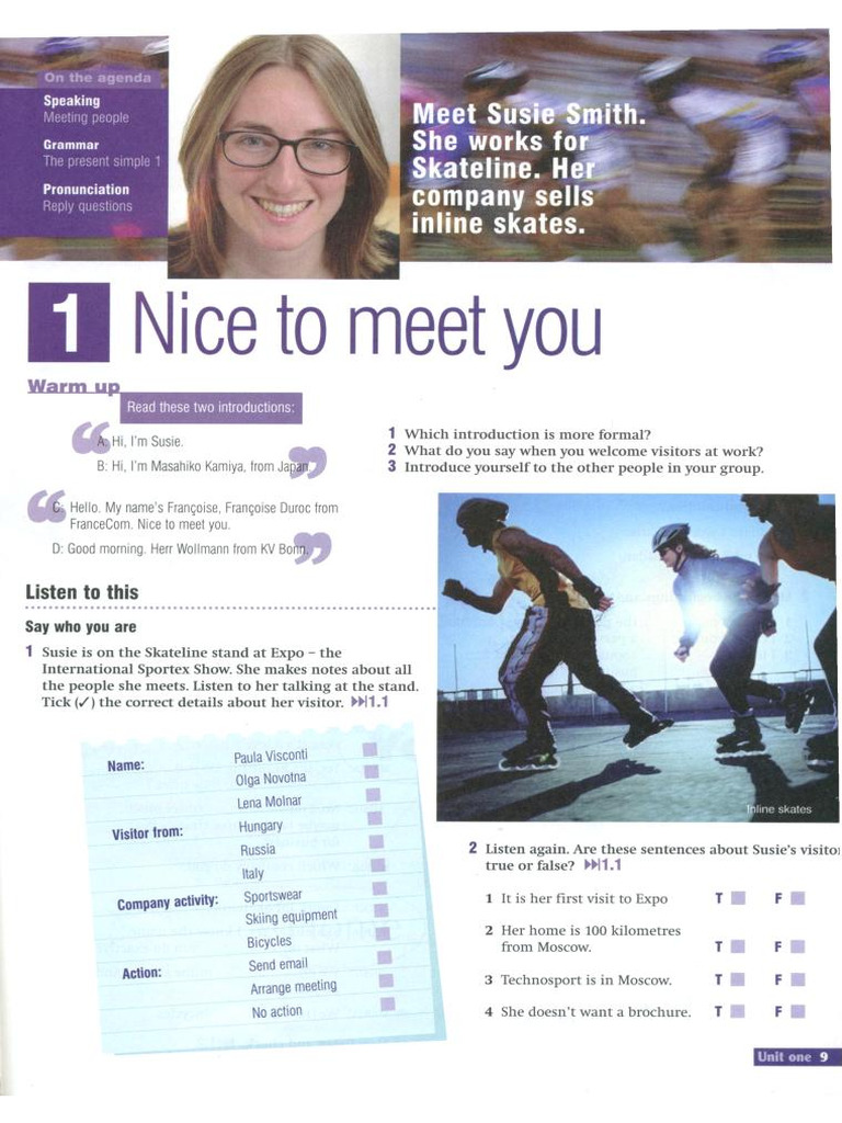 Unit 1 Student S Book | PDF