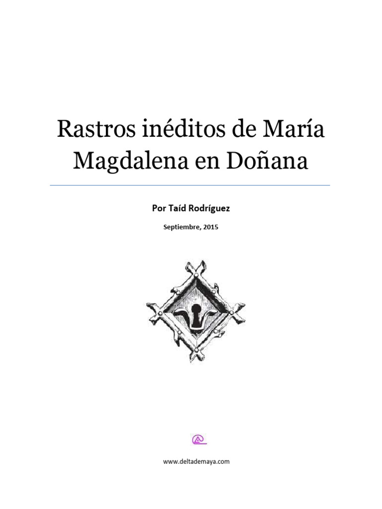 María de Magdala en Doñana | PDF | María Magdalena | Iglesia Católica