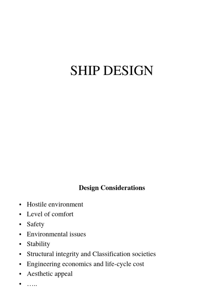 3 Ship Design | PDF