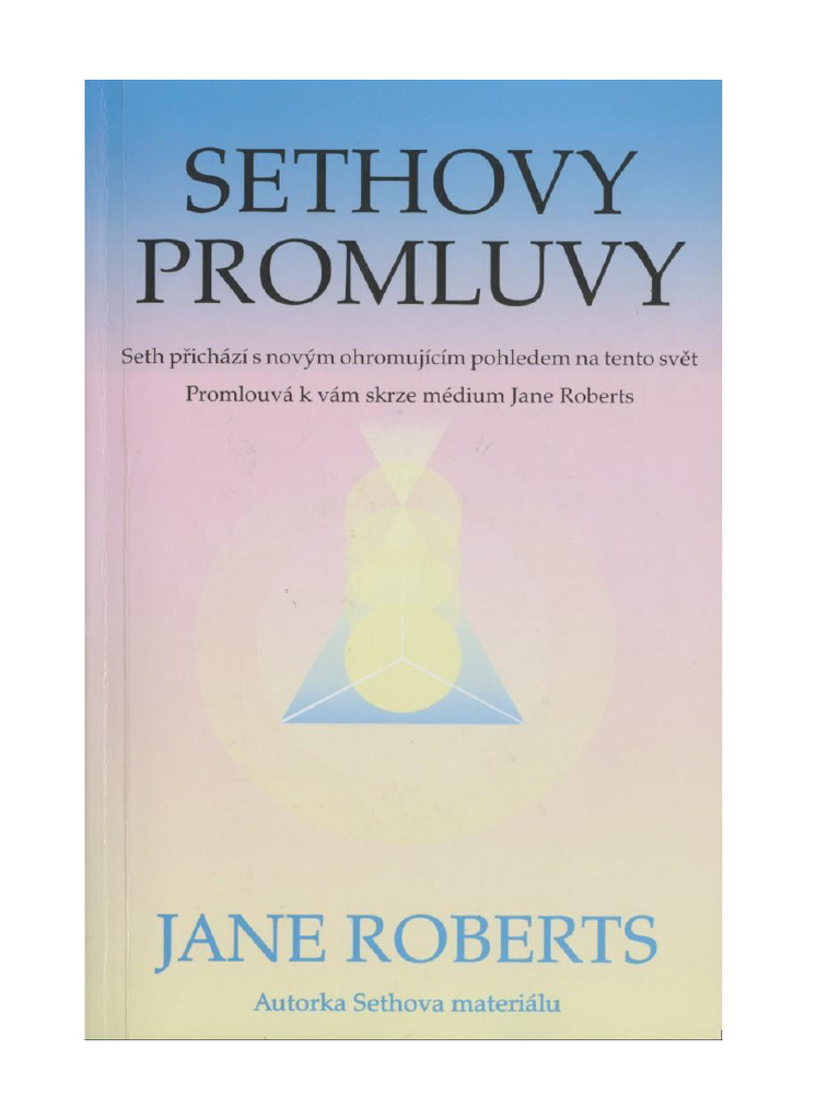 Jane Roberts Sethovy Promluvy | PDF