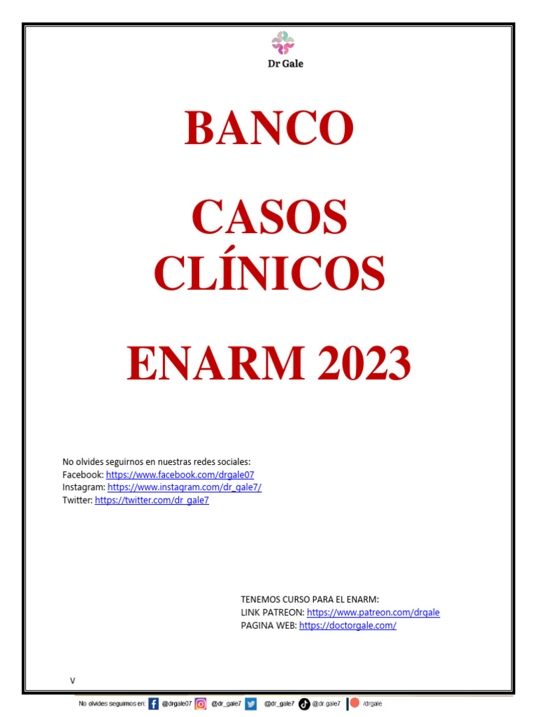 Banco Enarm 2023 | PDF