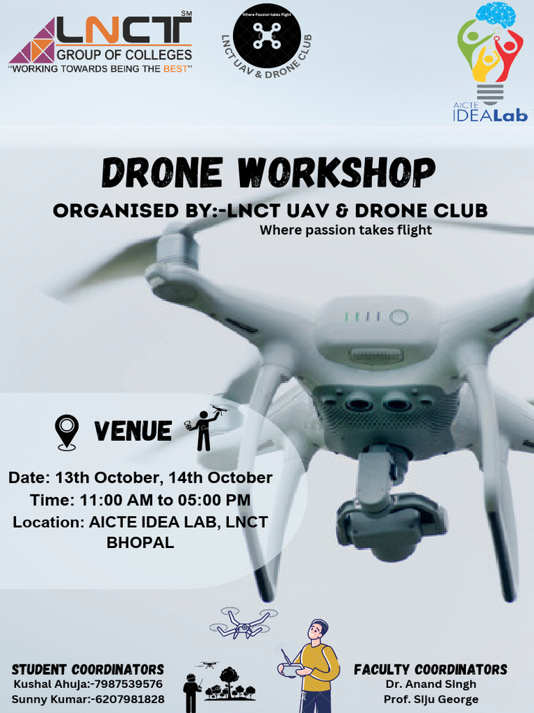 Drone Workshop Flyer | PDF