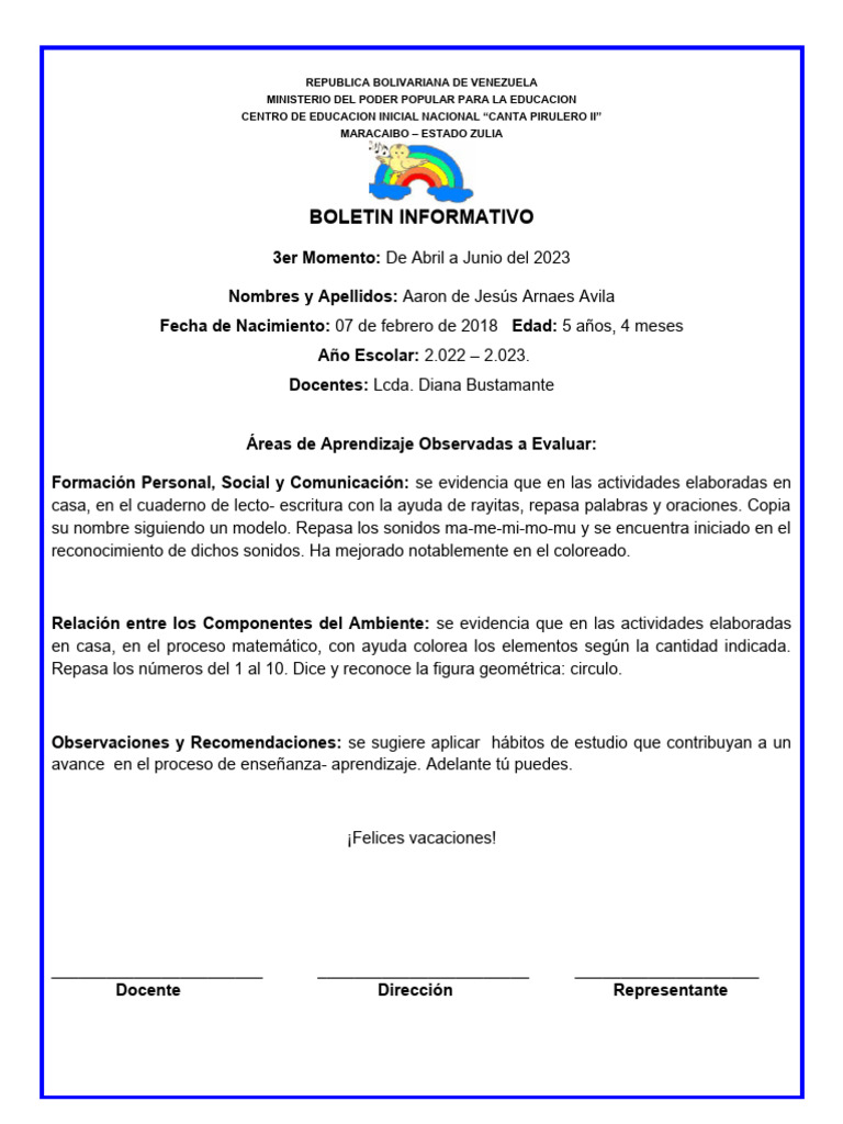 BOLETINES 3do MOMENTO | PDF | Salud y bienestar