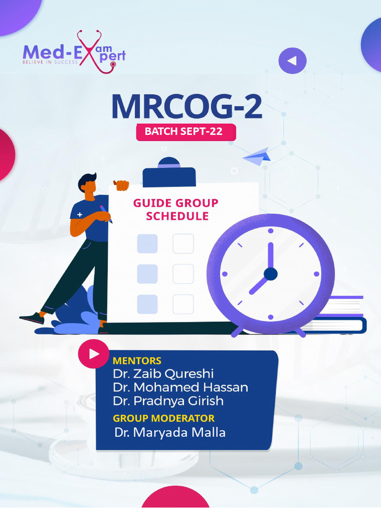 MRCOG-2 GG Schedule SEPT2022 | PDF | Miscarriage | Childbirth