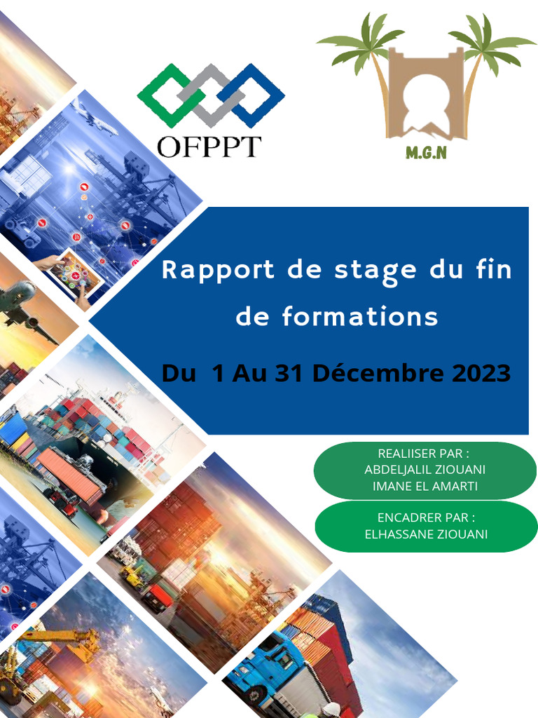 Rapport de Stage de Fin de Formations | PDF