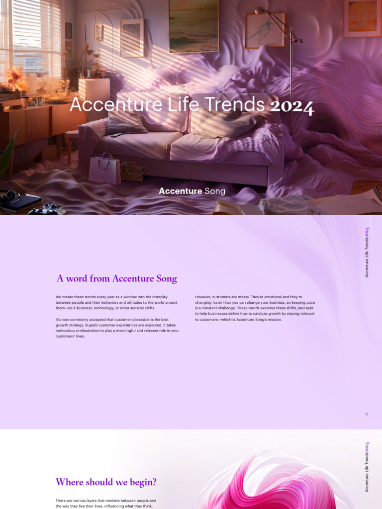Accenture Life Trends 2024 Report | PDF | Cost Of Living | Brand