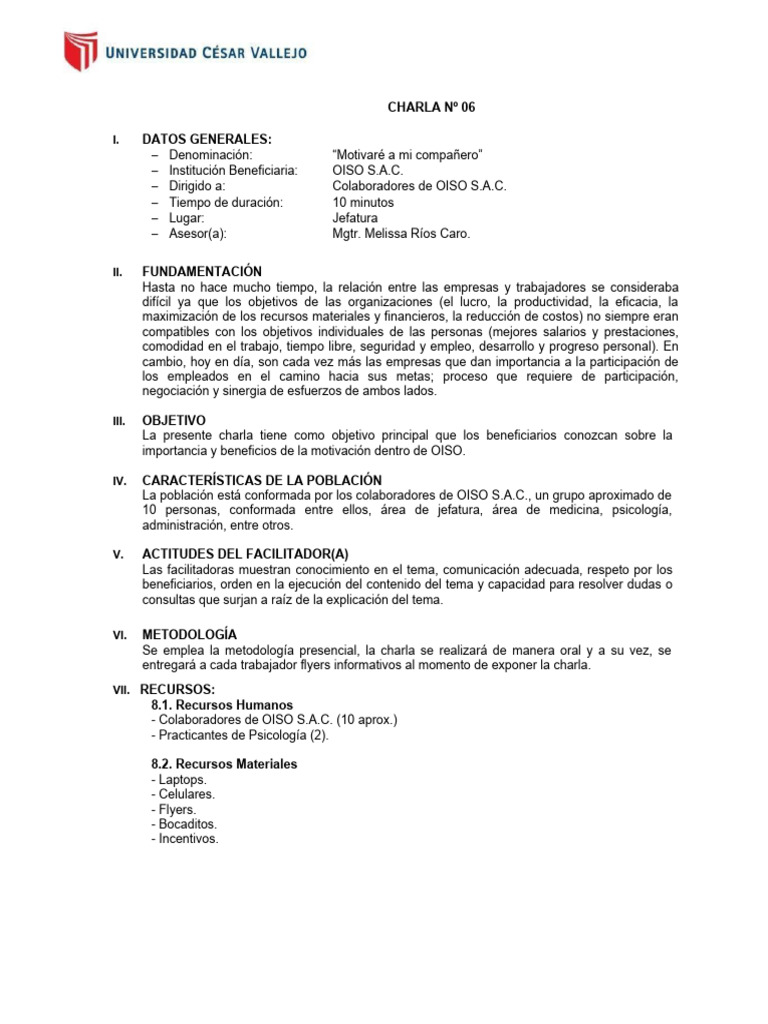 Esquema de Charla 6 | PDF | Ciencias económicas | Economias