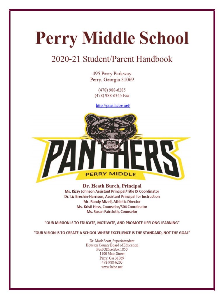 Perry Middle School Guide | PDF | Social Science