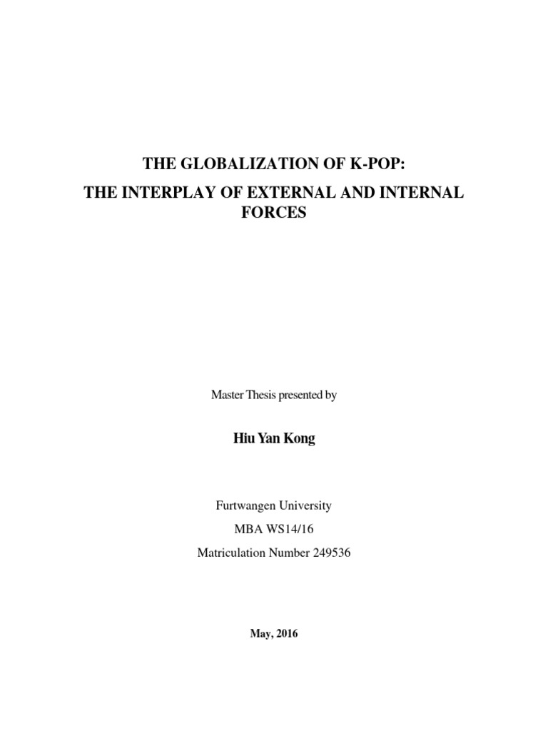 Global Kpop | PDF | South Korea | World Politics