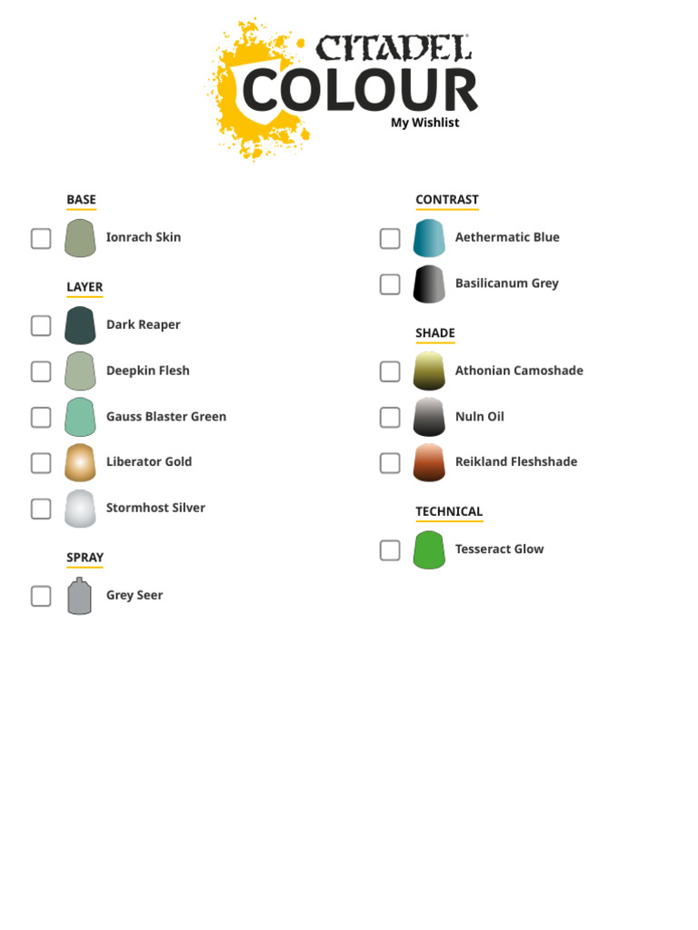 Citadel Colour | PDF