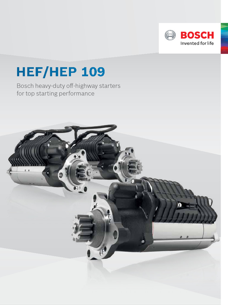 RM Brosch Re Ohw Starter Hef Hep109 en cd2016 79942 | PDF | Engines | Manufactured Goods