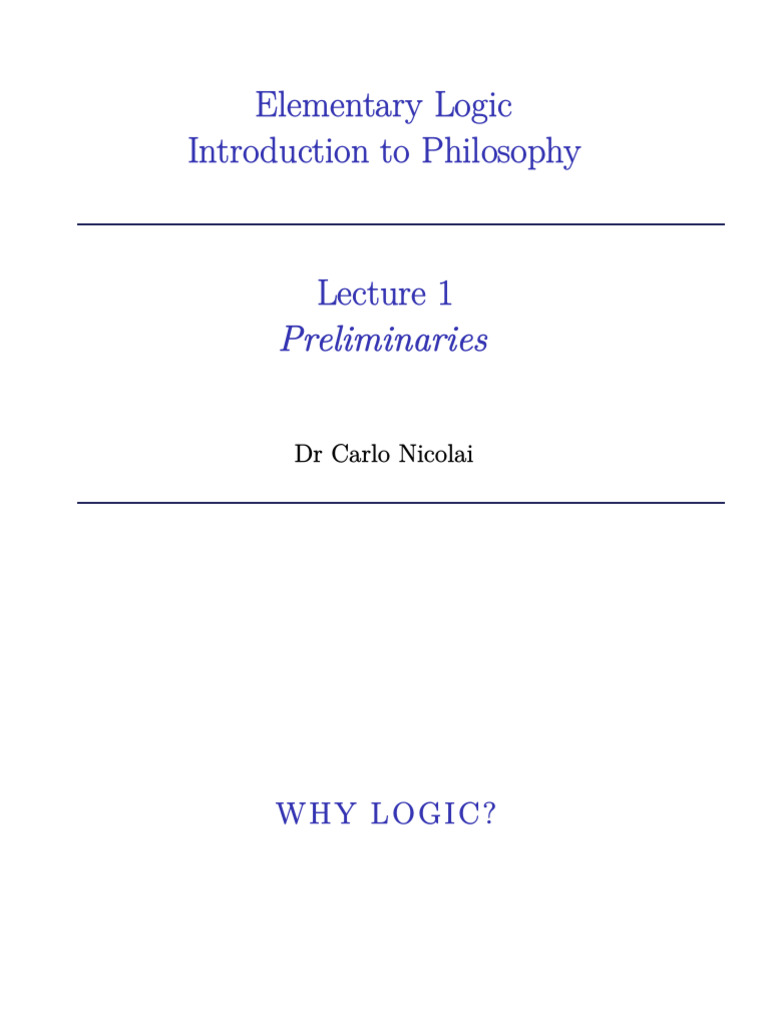 Introduction To Validity | PDF | Argument | Logic