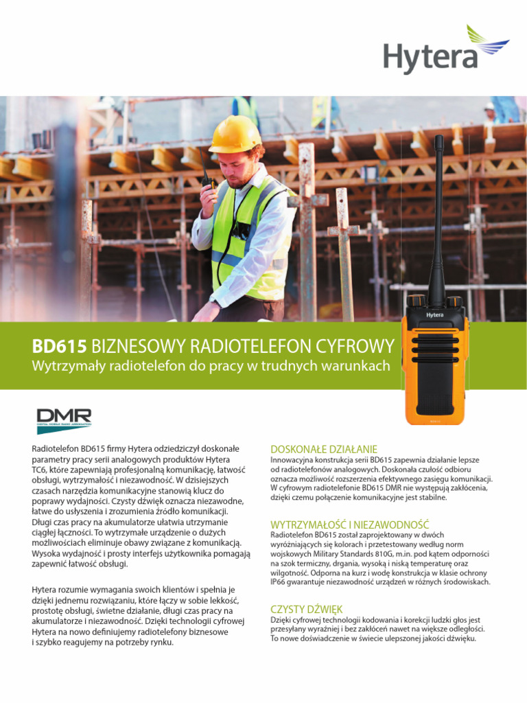 Hytera BD615 DMR | PDF