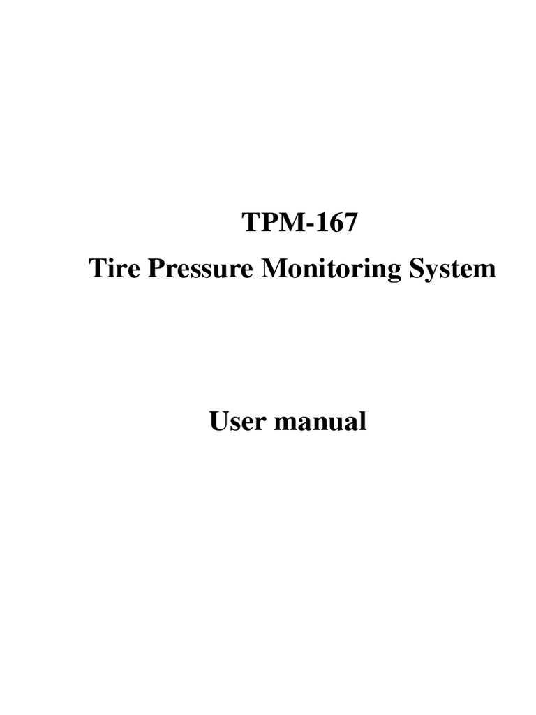 Retro Fit TPMS | PDF | Electrical Engineering | Manufactured Goods