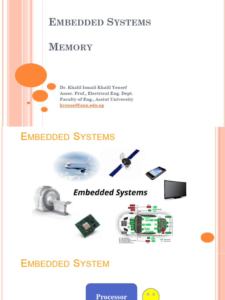 Embedded Systems - Lec 3 - Memory | PDF