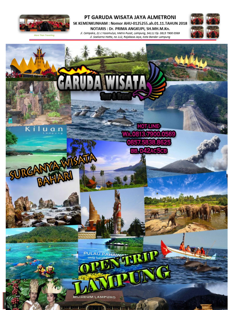 Proposal Bali - Garuda Wisata - Al Azhar BL | PDF