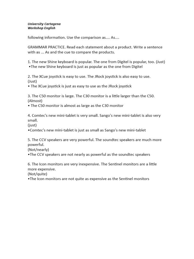 English Workshop | PDF