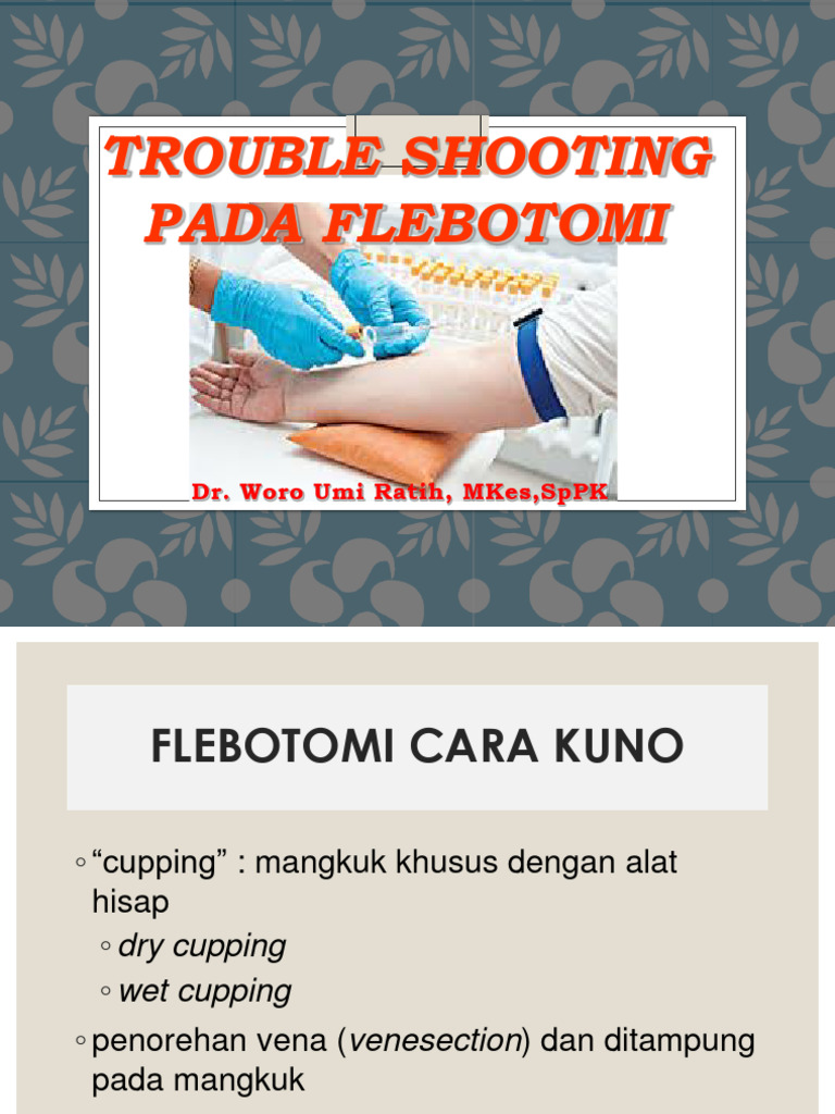 Panduan Flebotomi dan Komplikasi | PDF