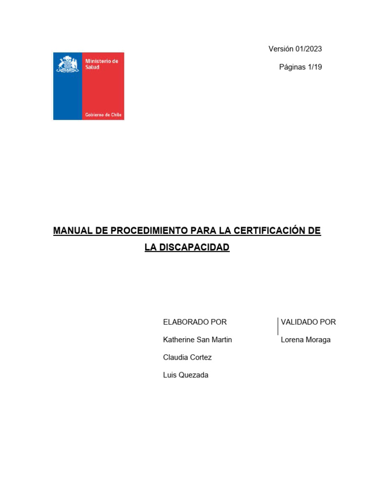 Manual de Procedimiento Listo | PDF
