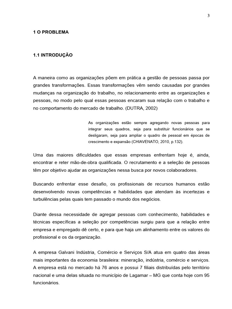 Modelo - Projeto de Pesquisa | PDF