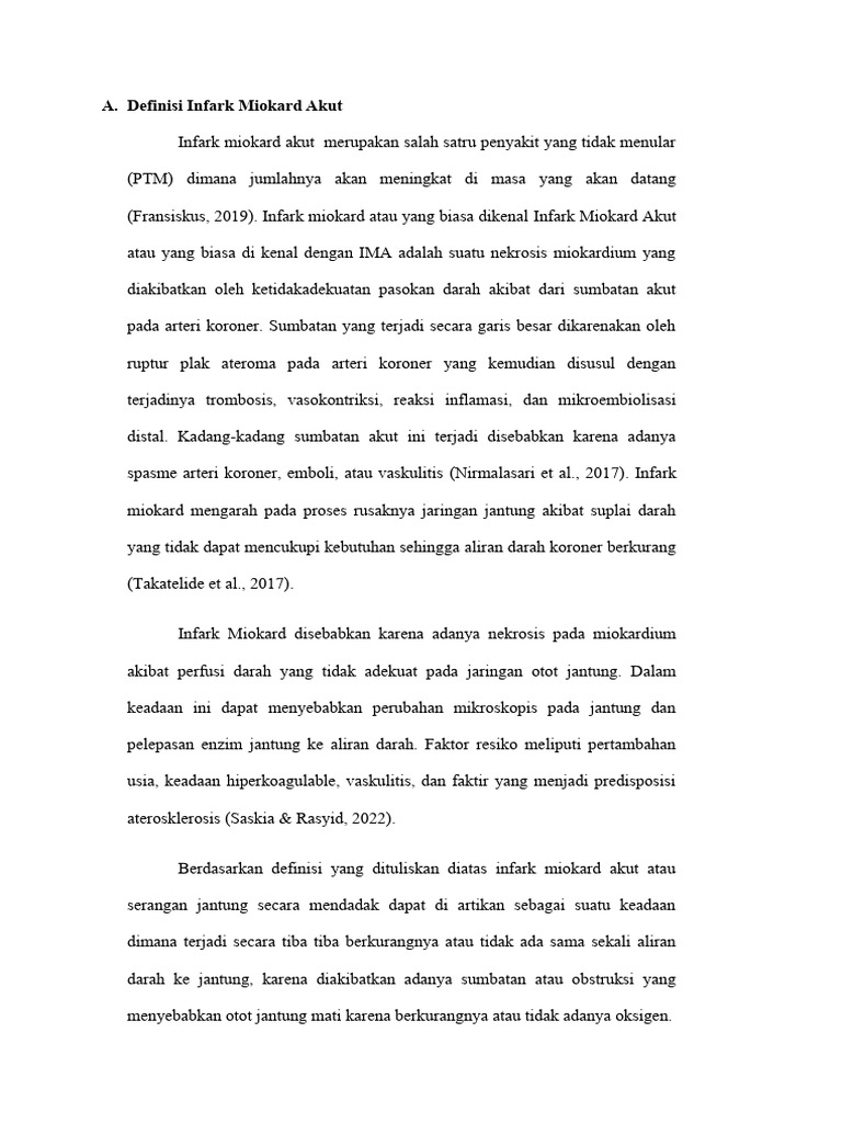 LP Kelompok Infark Miokard Akut - CEMPAKA | PDF | Kesehatan Holistik