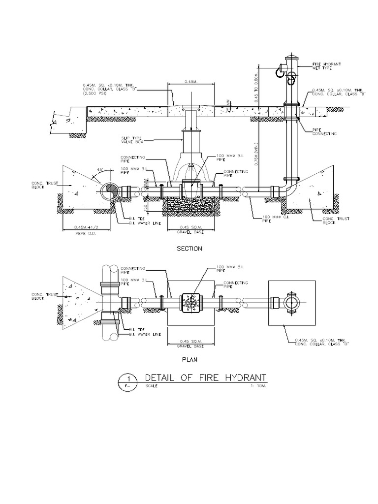 Fire Hydrant Details | PDF