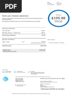 Att Bill | PDF | Cheque | At&T