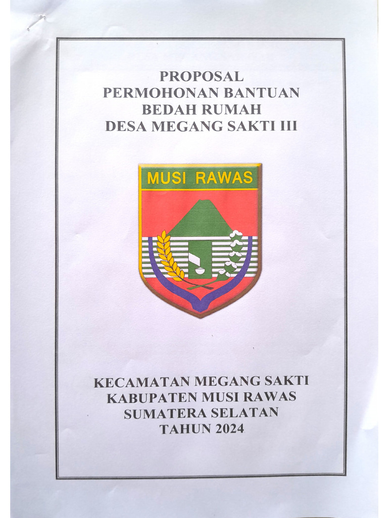 Proposal Bantuan Bedah Rumah | PDF
