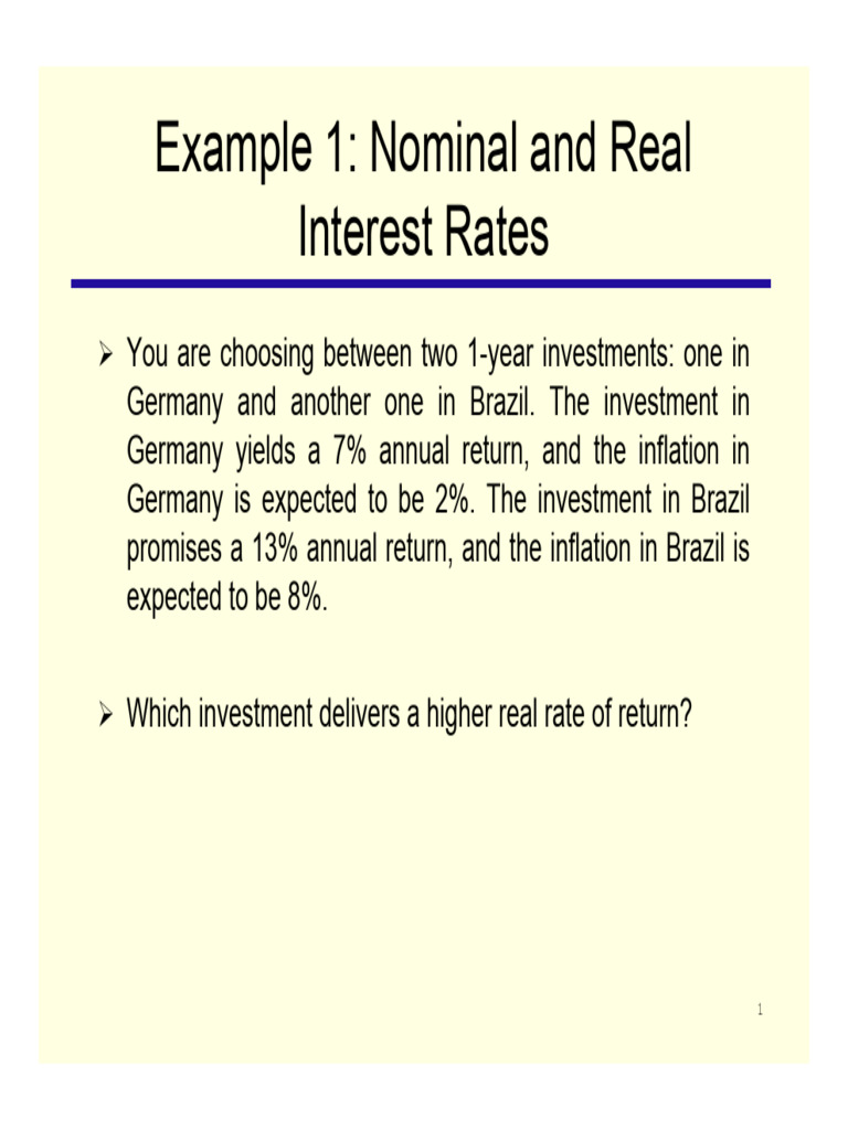 Lecture 2 502 Example Solutions | PDF | Finance & Money Management | Law