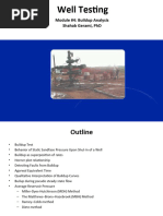 Well Test Analysis: Pressure Buildup | PDF | Logarithm | Fluid Dynamics