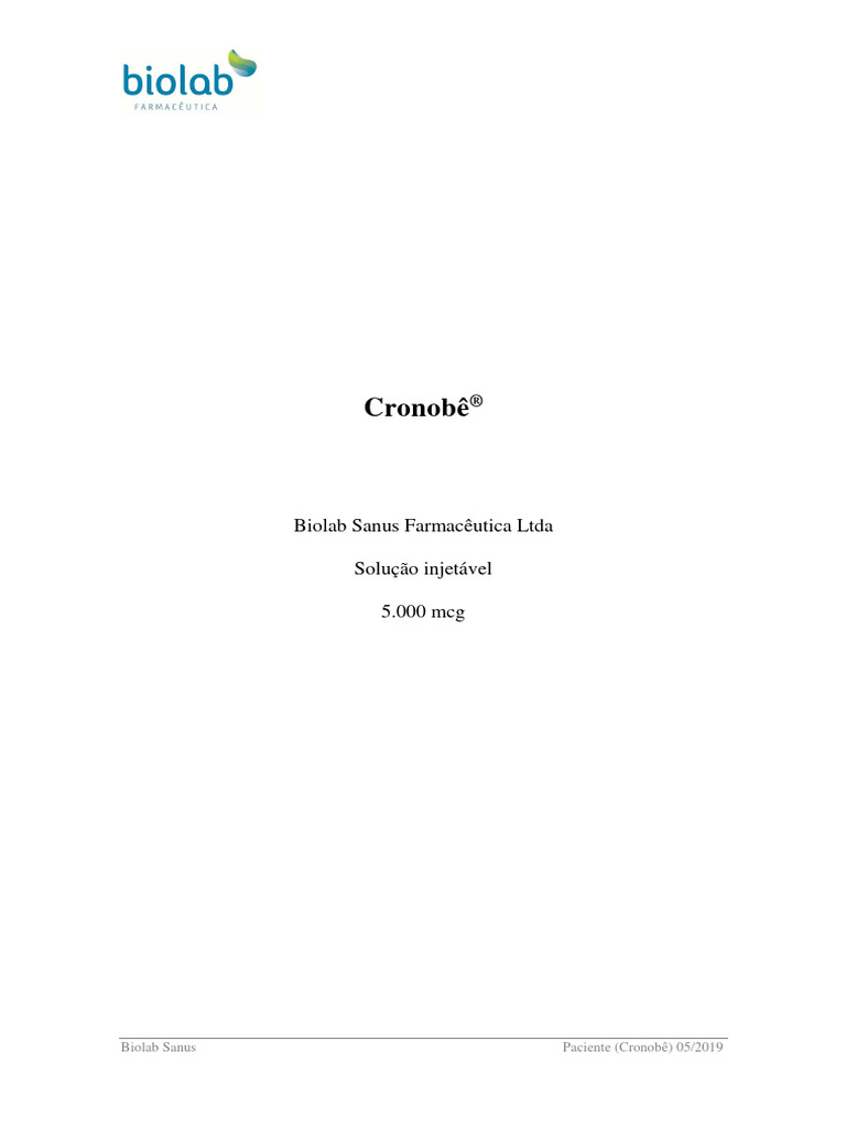 Cronobe | PDF