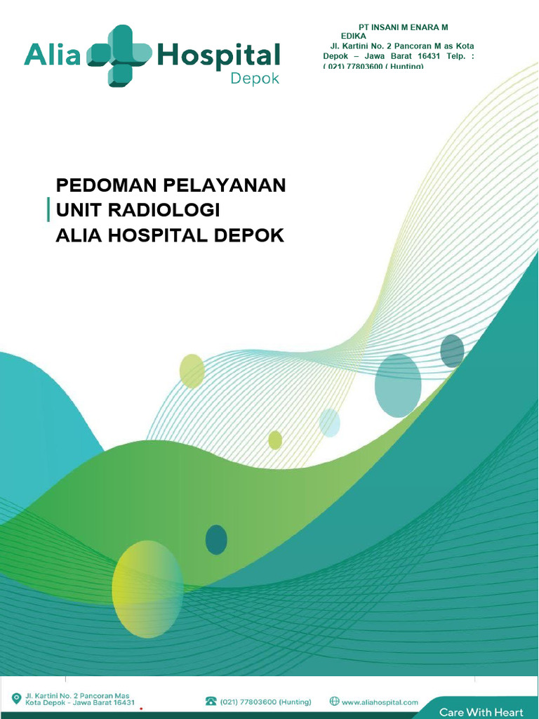 006 - Pedoman Pelayanan Radiologi Radiognostik, Imajing Dan Radiologi ...