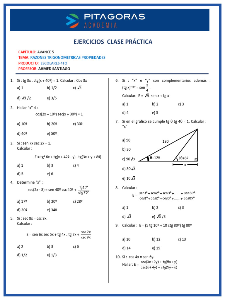 Raz Trigo 4 | PDF | Métodos y materiales de enseñanza | Ciencia y matemáticas
