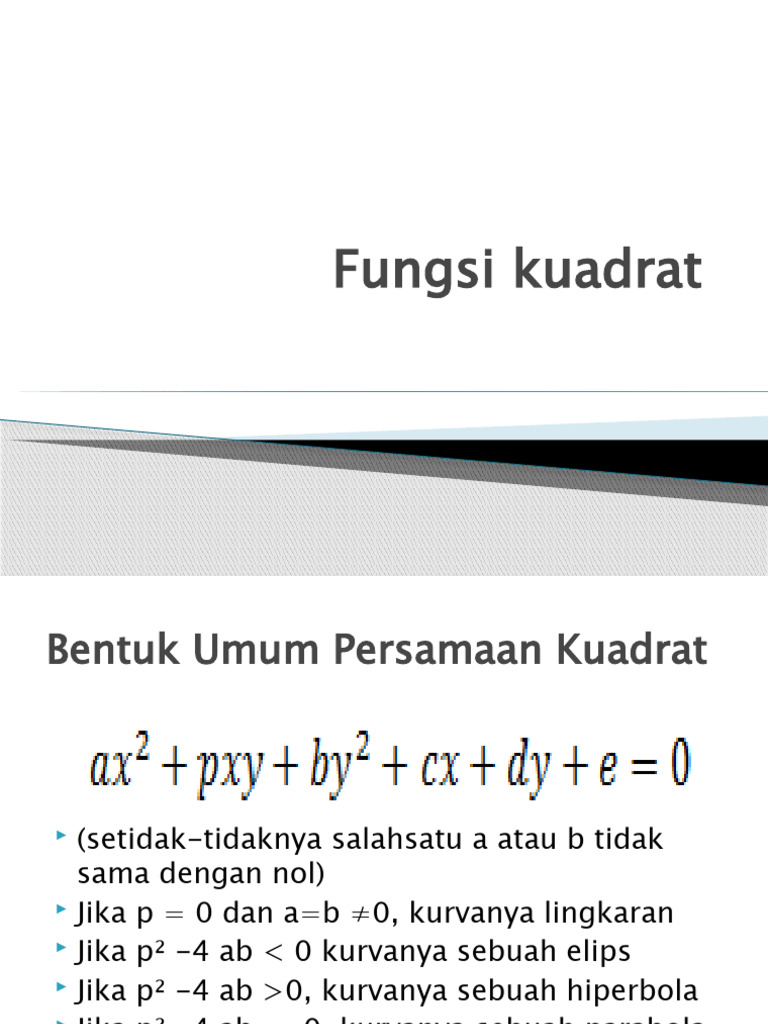 Materi Pertemuan 5 Persamaan Kuadrat | PDF | Metode & Bahan Ajar