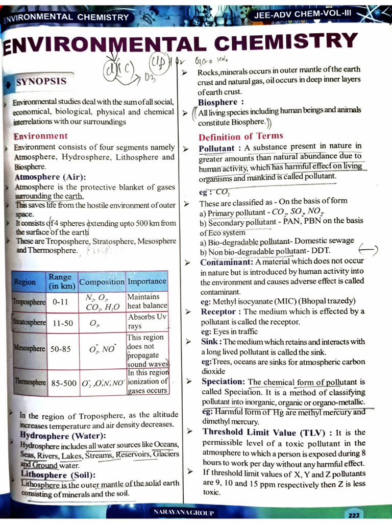 Environmental Chemistry | PDF