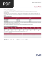 Hardox 450 Technical Data Sheet | PDF | Engineering Tolerance | Welding