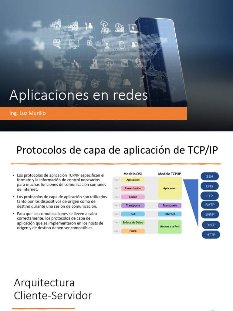 Clase 5 Protocolos de Aplicaciones en Redes y Direccionamiento IP | PDF ...