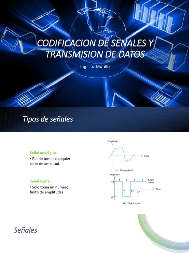 Clase2 Codificación y Transmisión de Datos | PDF | Duplex ...