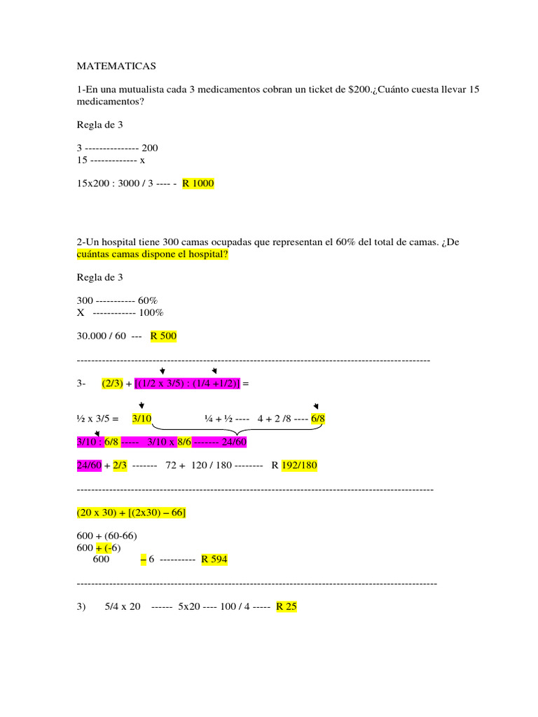 PREGUNTAS DE MATEMATICAS II 1 Evlreconv | PDF